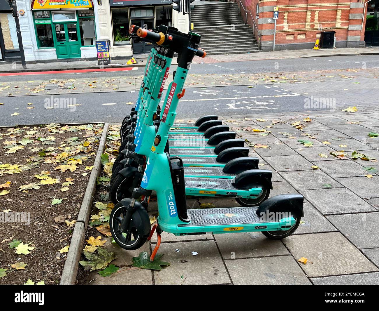 Tier electric scooter operator hi-res stock photography and images - Alamy