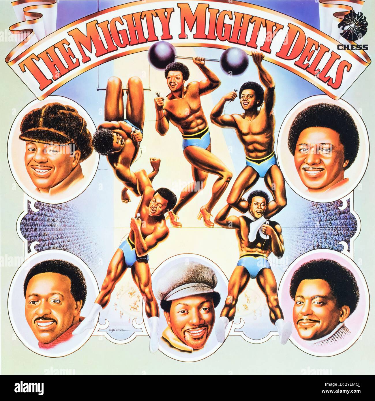 The Dells - The Mighty Mighty Dells 1974 - Original Vinyl Cover Stock ...