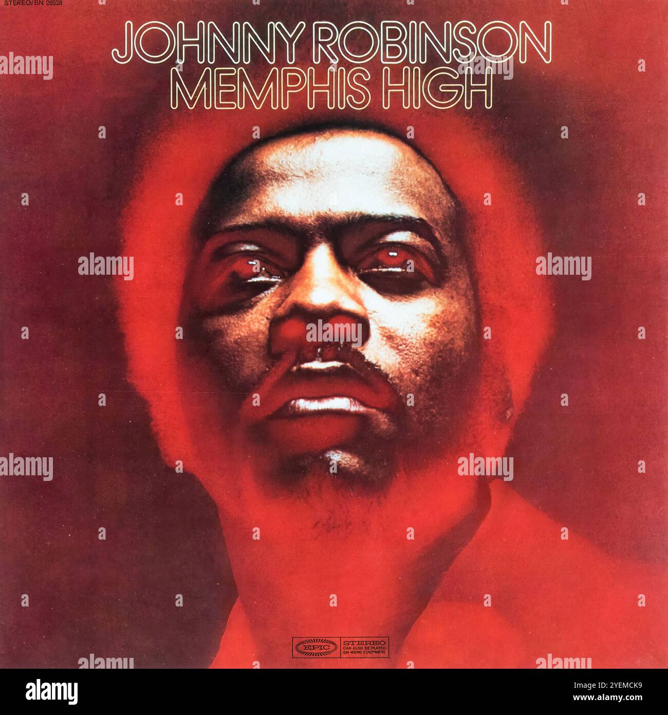 Johnny Robinson - Memphis High 1970 - Original Vinyl Cover Stock Photo ...