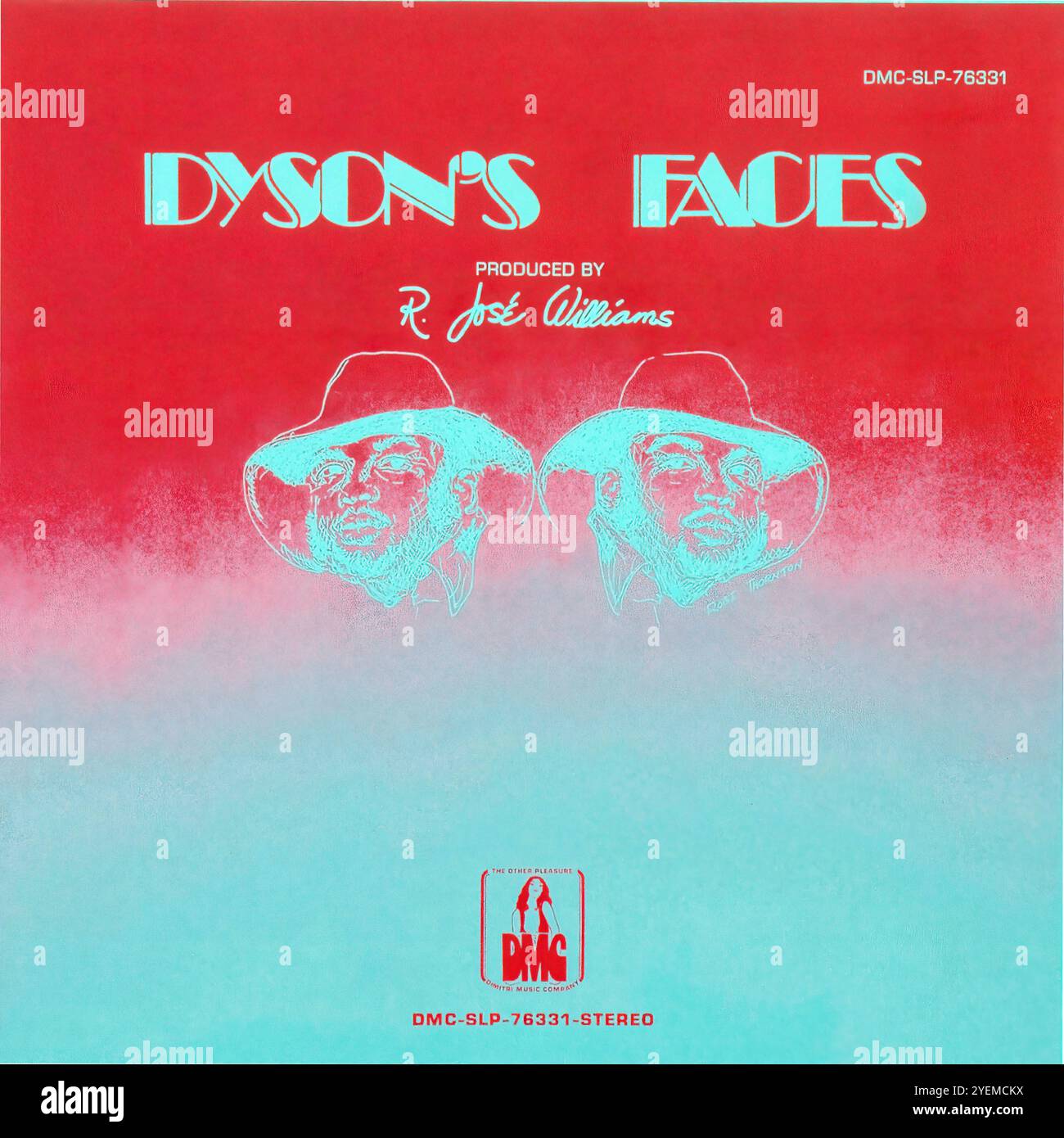 Dyson's Faces 1975 - Original Vinyl Cover Stock Photo - Alamy