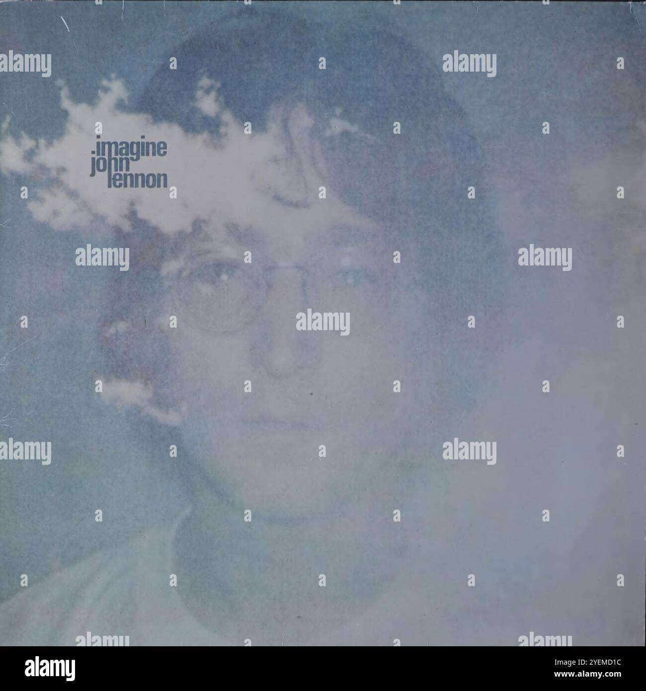 John Lennon - Imagine - Original Vinyl Cover Stock Photo - Alamy