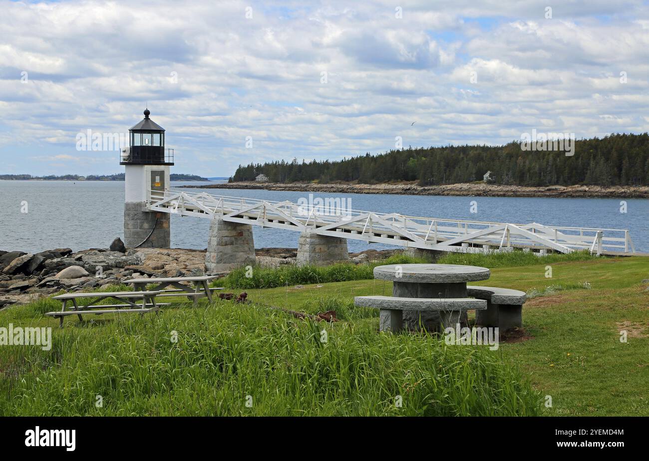 Scenery of Marshall Point, Maine Stock Photo - Alamy