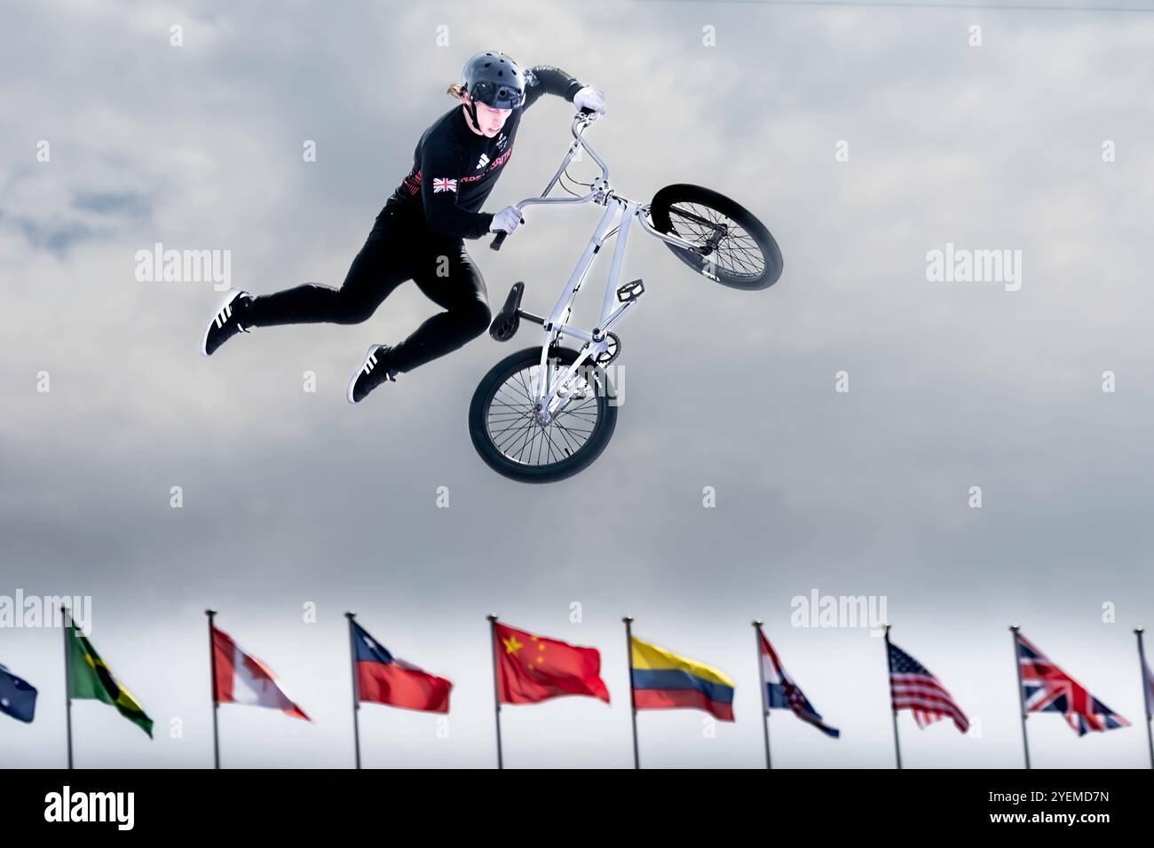 Kieran Reilly (GBR) wins the gold medal in the Cycling BMX Freestyle ...