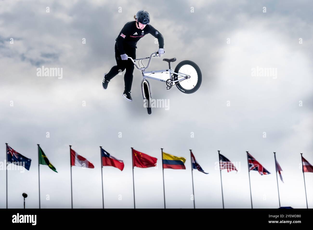 Kieran Reilly (GBR) wins the gold medal in the Cycling BMX Freestyle ...