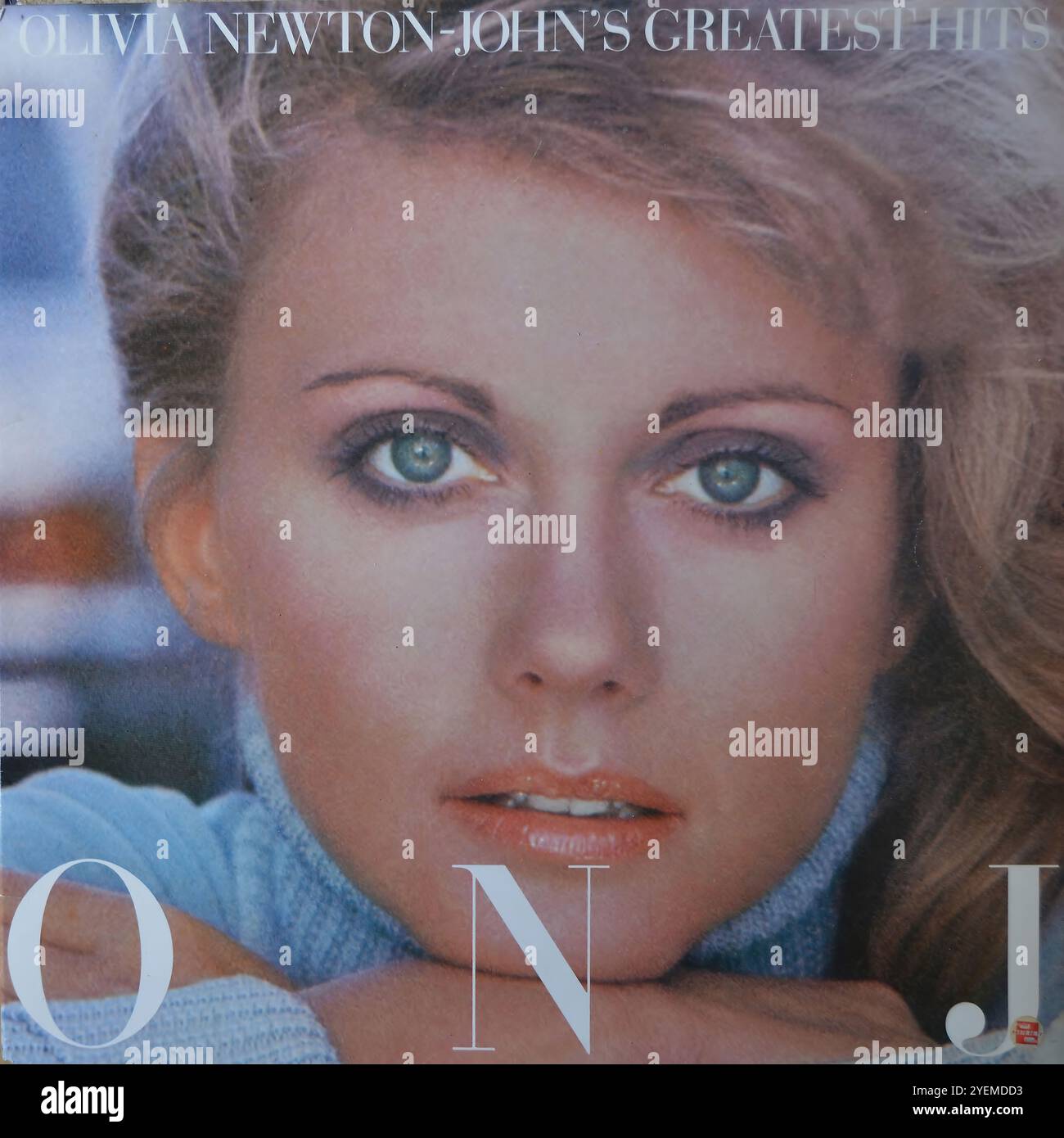 Olivia Newton - John - Greatest Hits - Original Vinyl Cover Stock Photo ...