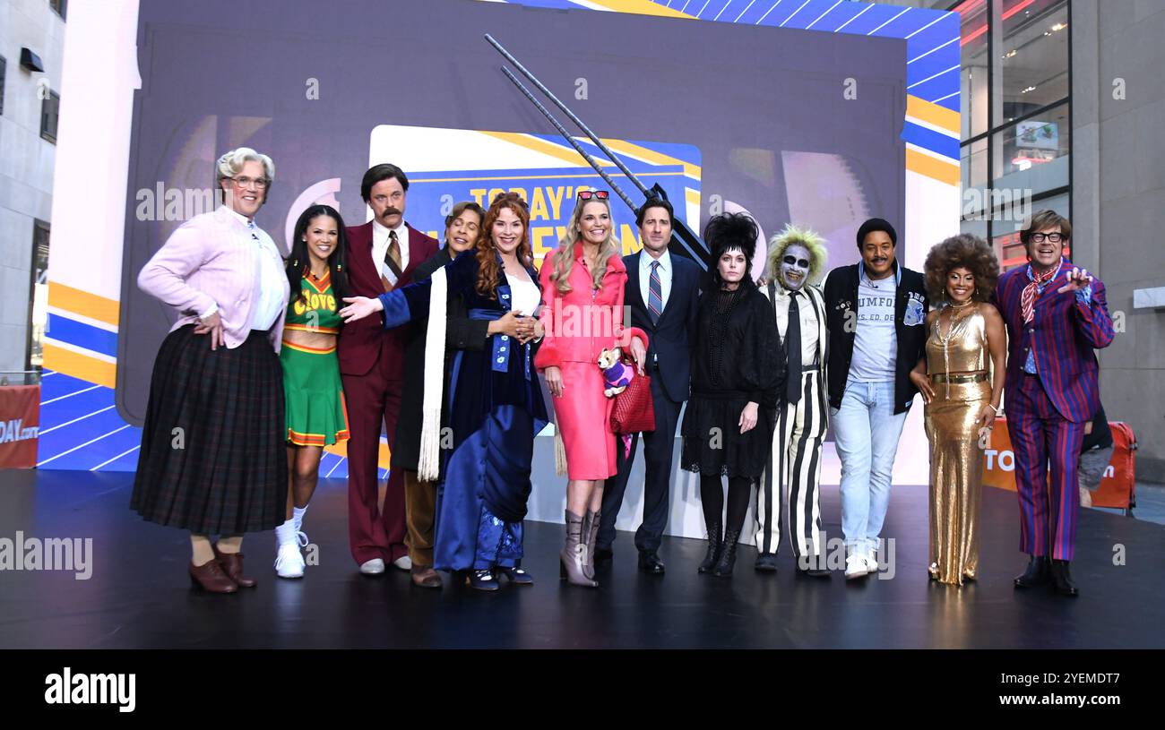 October 31, 2024, New York, Ny, United States: Peter Alexander, Laura ...