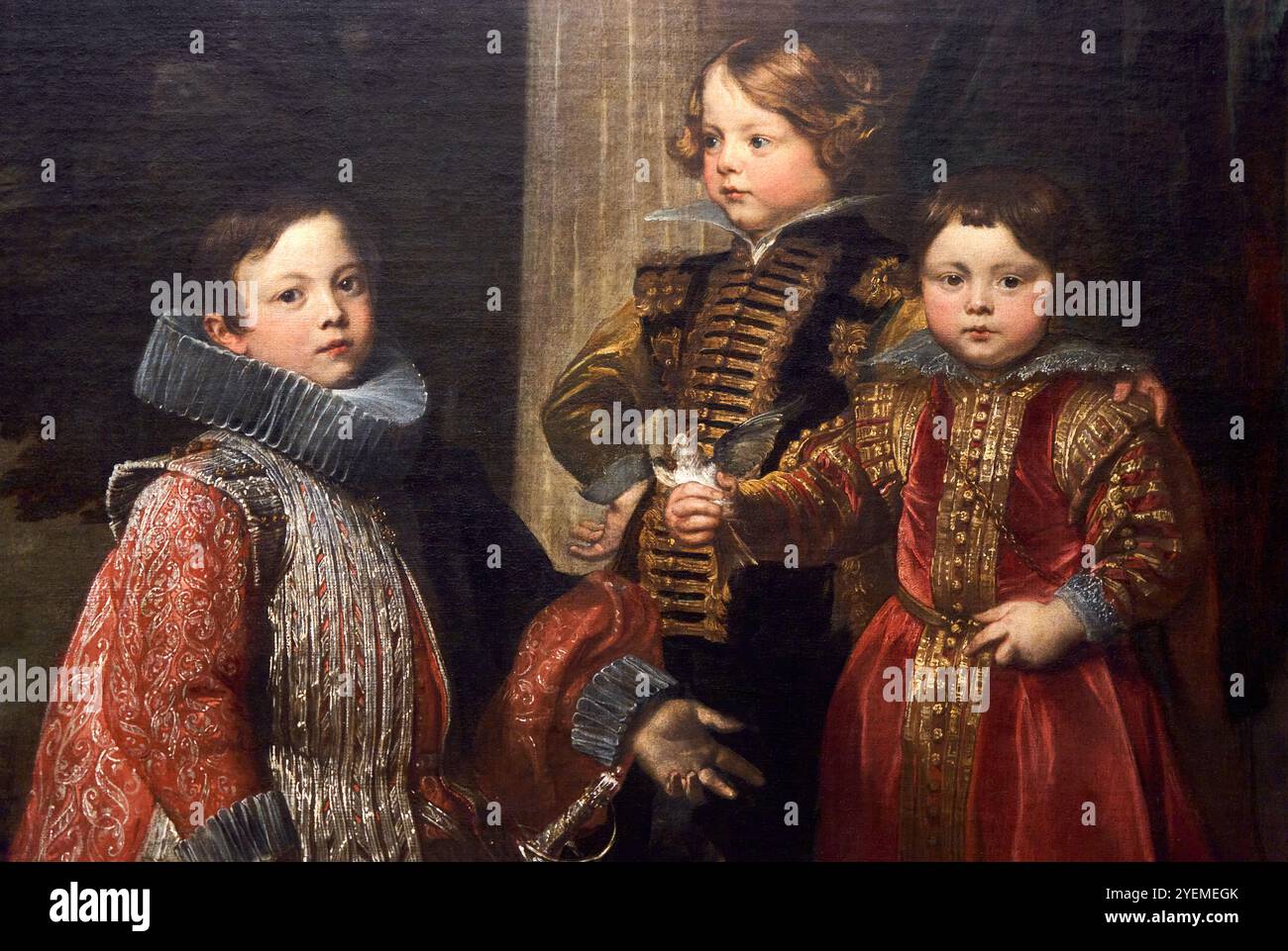 Detail, The Balbi Children, about 1625-1627, Anthony van Dyck (1599 ...