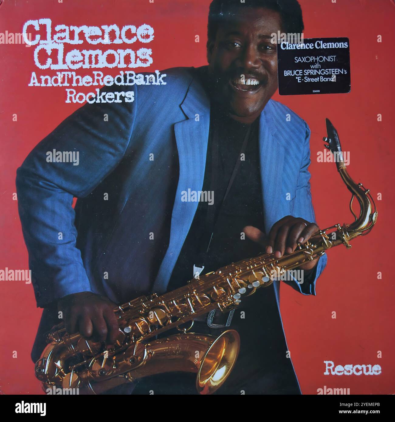 Clarence Clemons And The Red Bank Rockers - Rescue - Original Vinyl ...