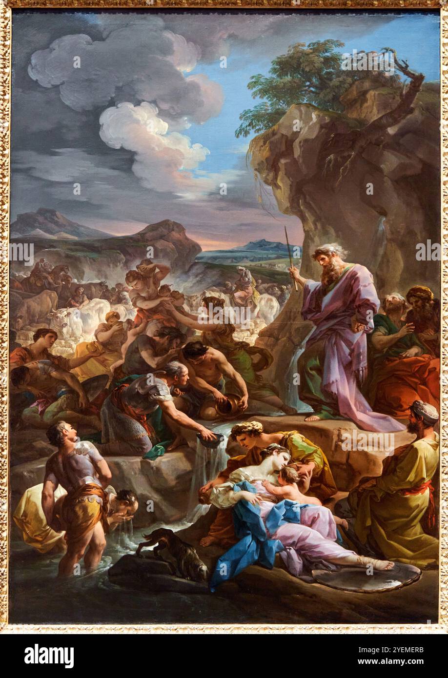 Moses striking the Rock, 1743-1744, Corrado Giaquinto (1703-1766), The ...