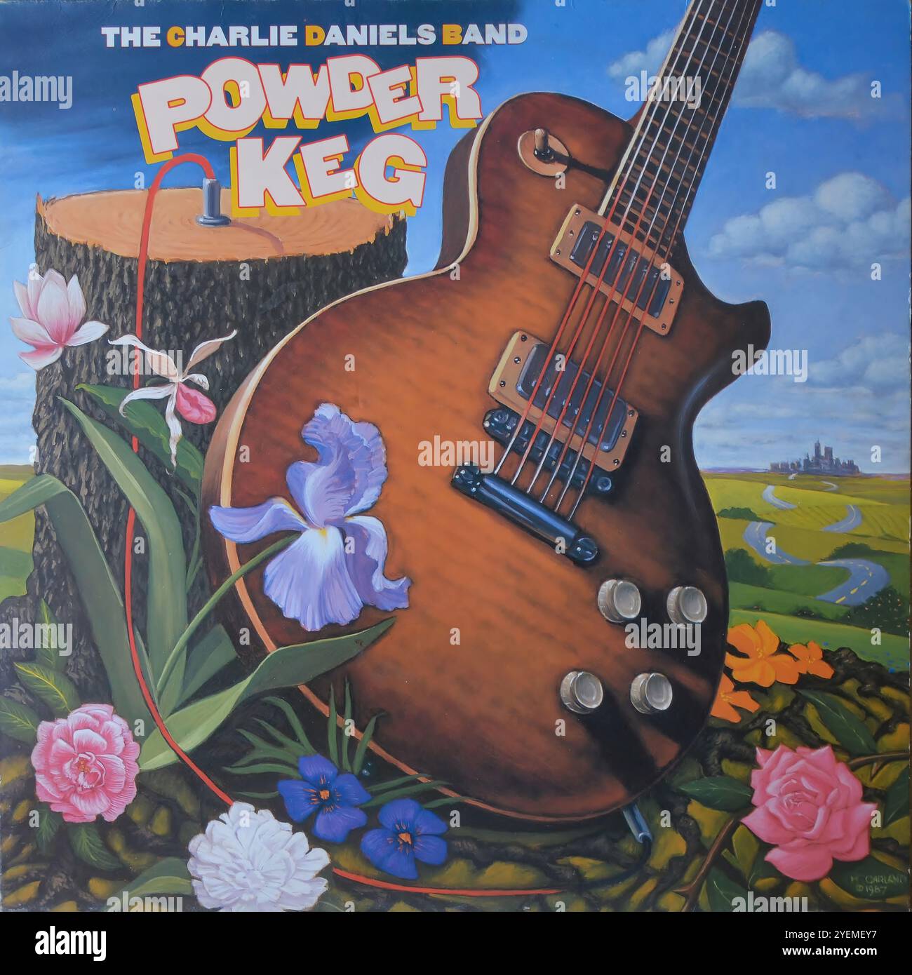 The Charlie Daniels Band - Powder Keg - Original Vinyl Cover Stock ...