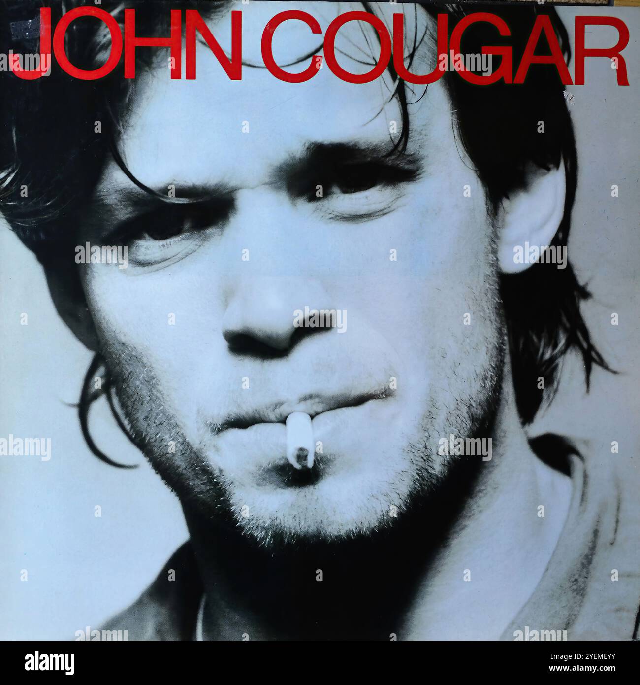 John Cougar - John Cougar - Original Vinyl Cover Stock Photo - Alamy