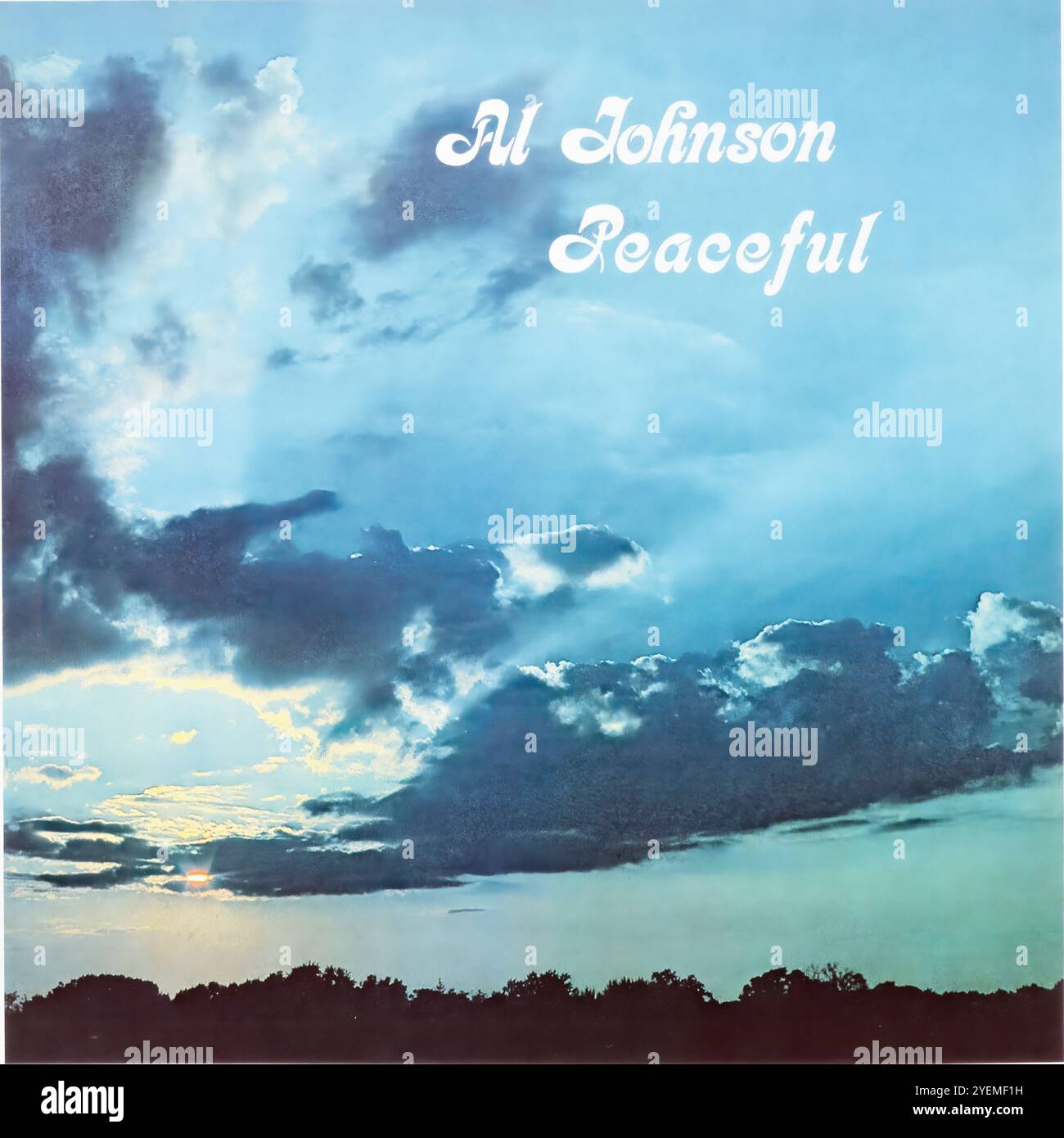 Al Johnson - Peaceful 1978 - Original Vinyl Cover Stock Photo - Alamy