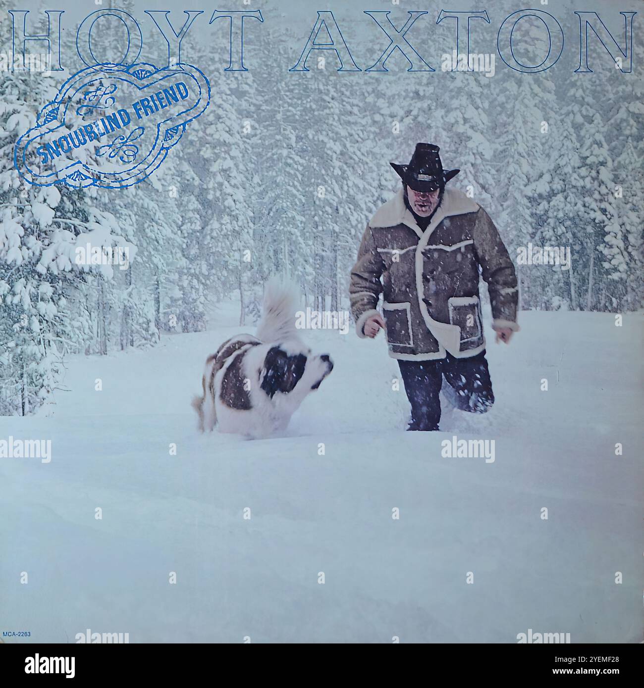 Hoyt Axton - Snowblind Friend - Original Vinyl Cover Stock Photo - Alamy