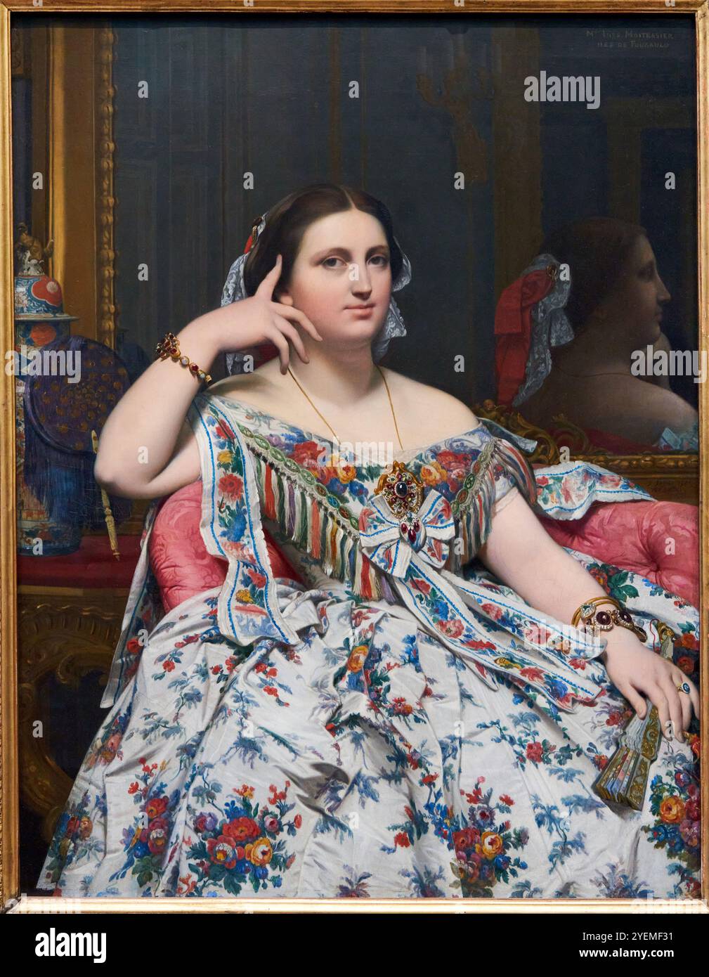 Madame Moitessier, 1856, Jean-Auguste-Dominique Ingres (1780-1867), The ...