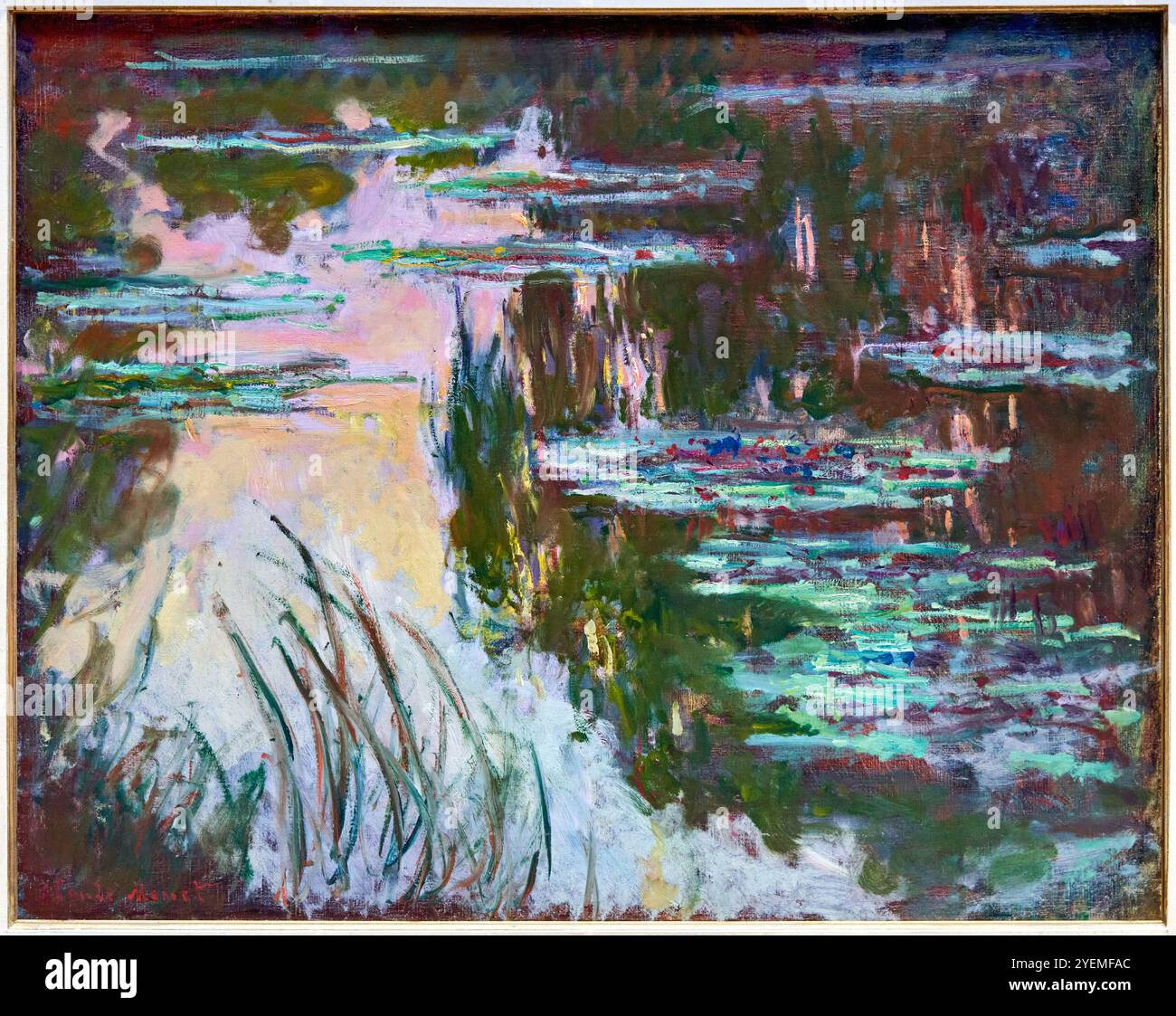 Water-Lilies, Setting Sun, about 1907, Claude Monet (1840-1926), The ...