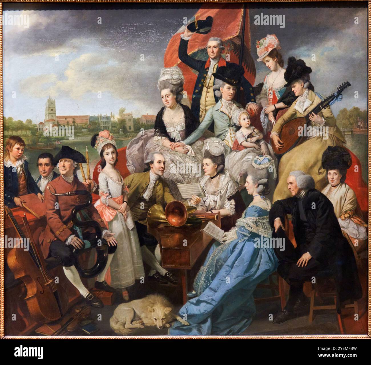 The Sharp Family, 1779-1781, Johann Zoffany (1733?-1810), The National ...