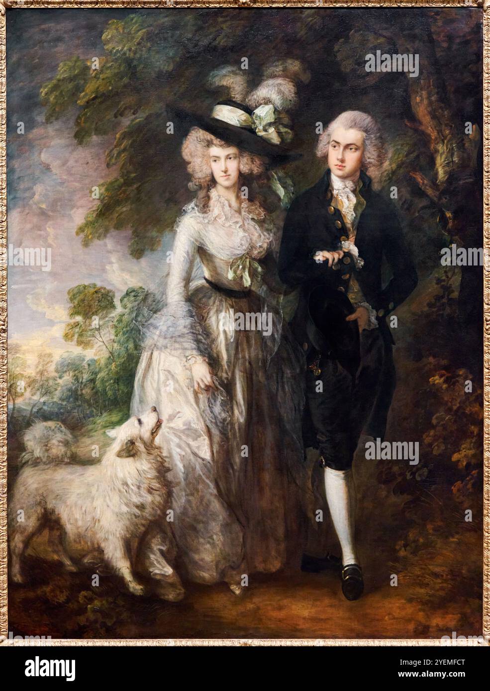 Mr and Mrs William Hallett ('The Morning Walk'), 1785, Thomas ...
