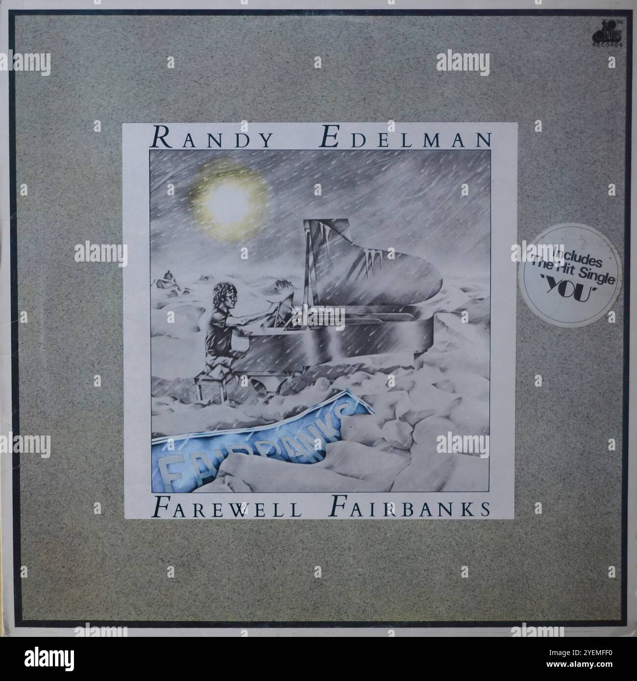 Randy Edelman - Farewell Fairbanks - Original Vinyl Cover Stock Photo ...