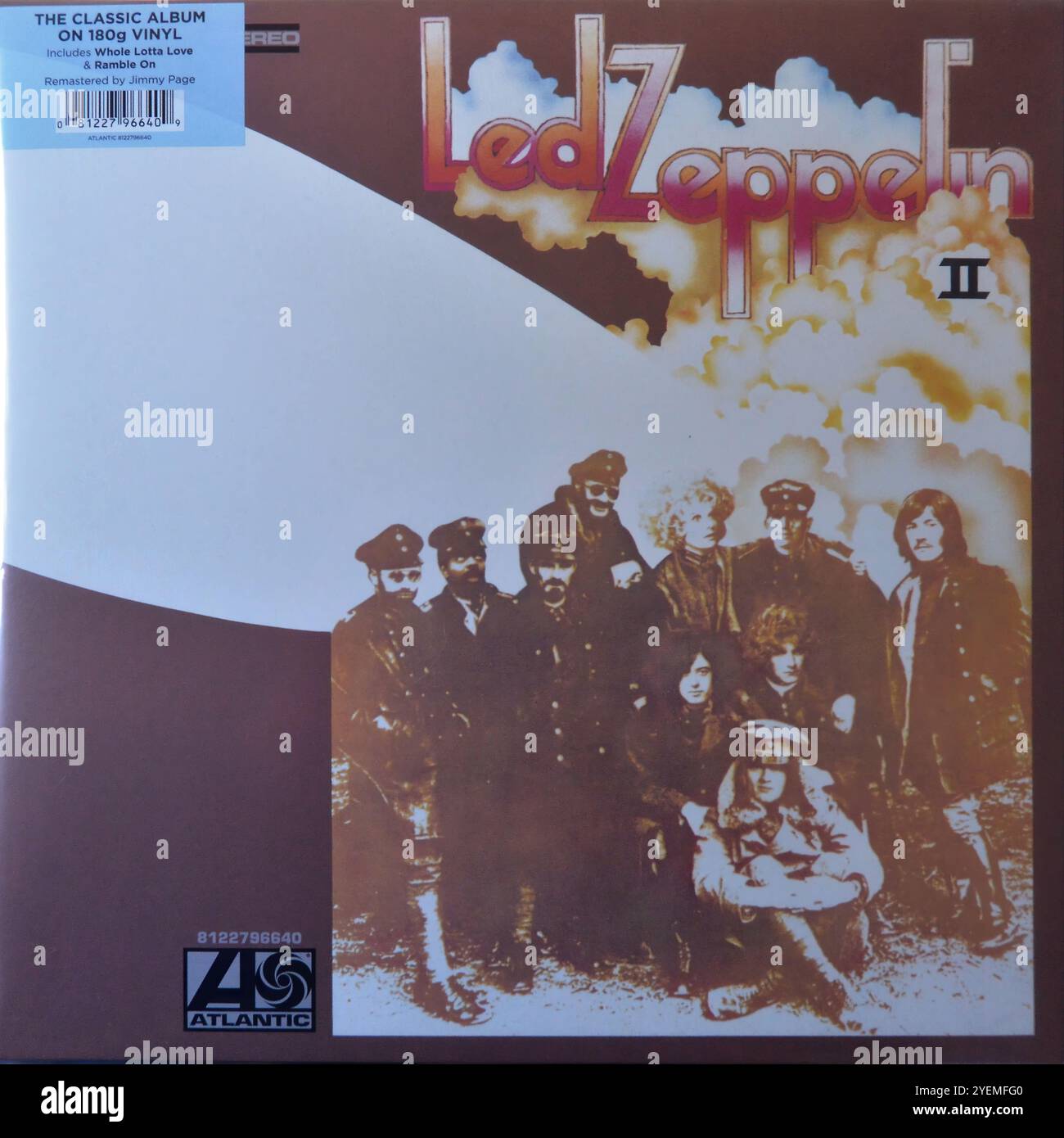Led Zeppelin - II - Original Vinyl Cover Stock Photo - Alamy