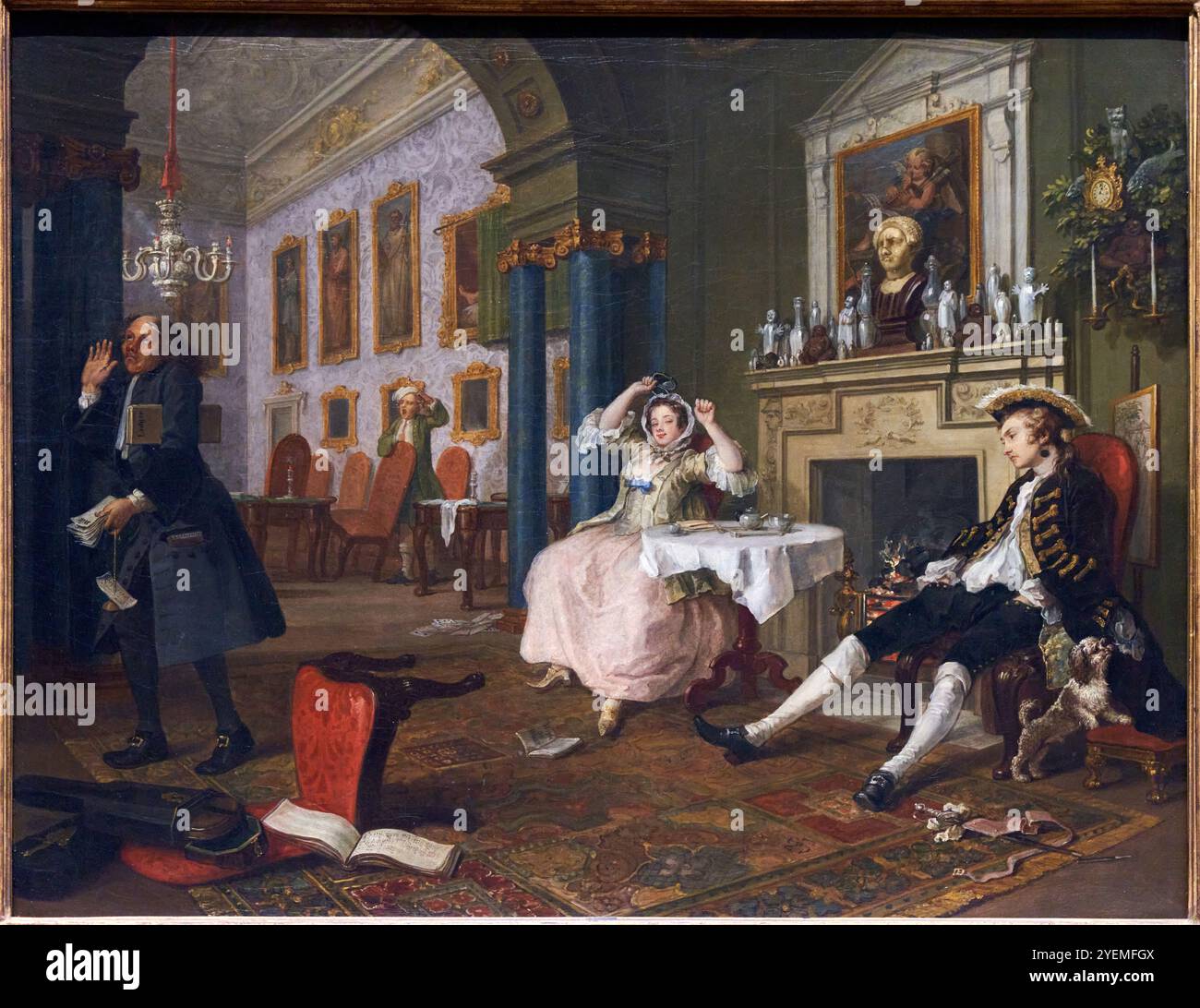 Marriage A-la-Mode, about 1743, William Hogarth (1697-1764), The ...