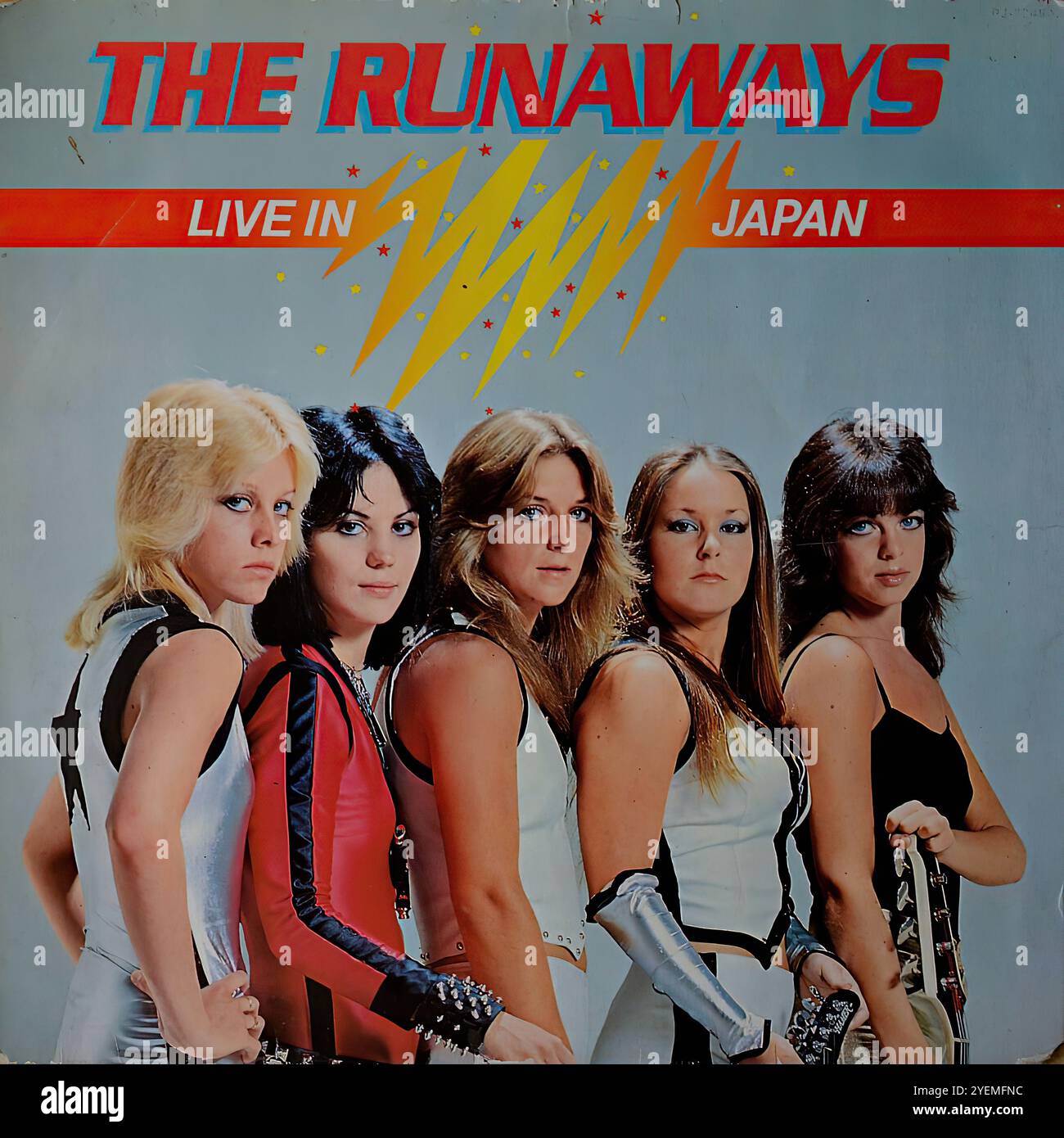 The Runaways - Live in Japan - Original Vinyl Cover Stock Photo - Alamy