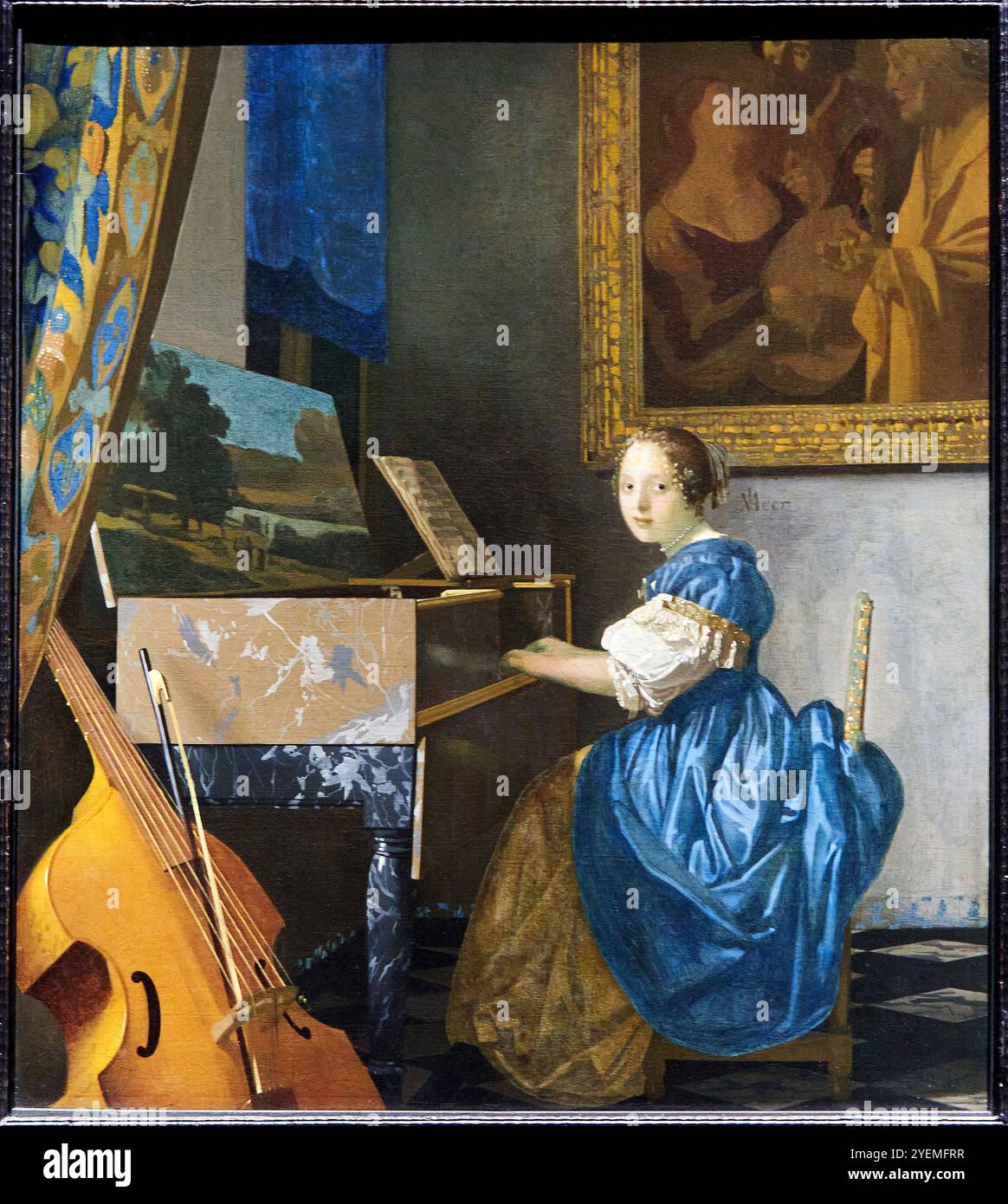 Vermeer painting about painter hi-res stock photography and images - Alamy