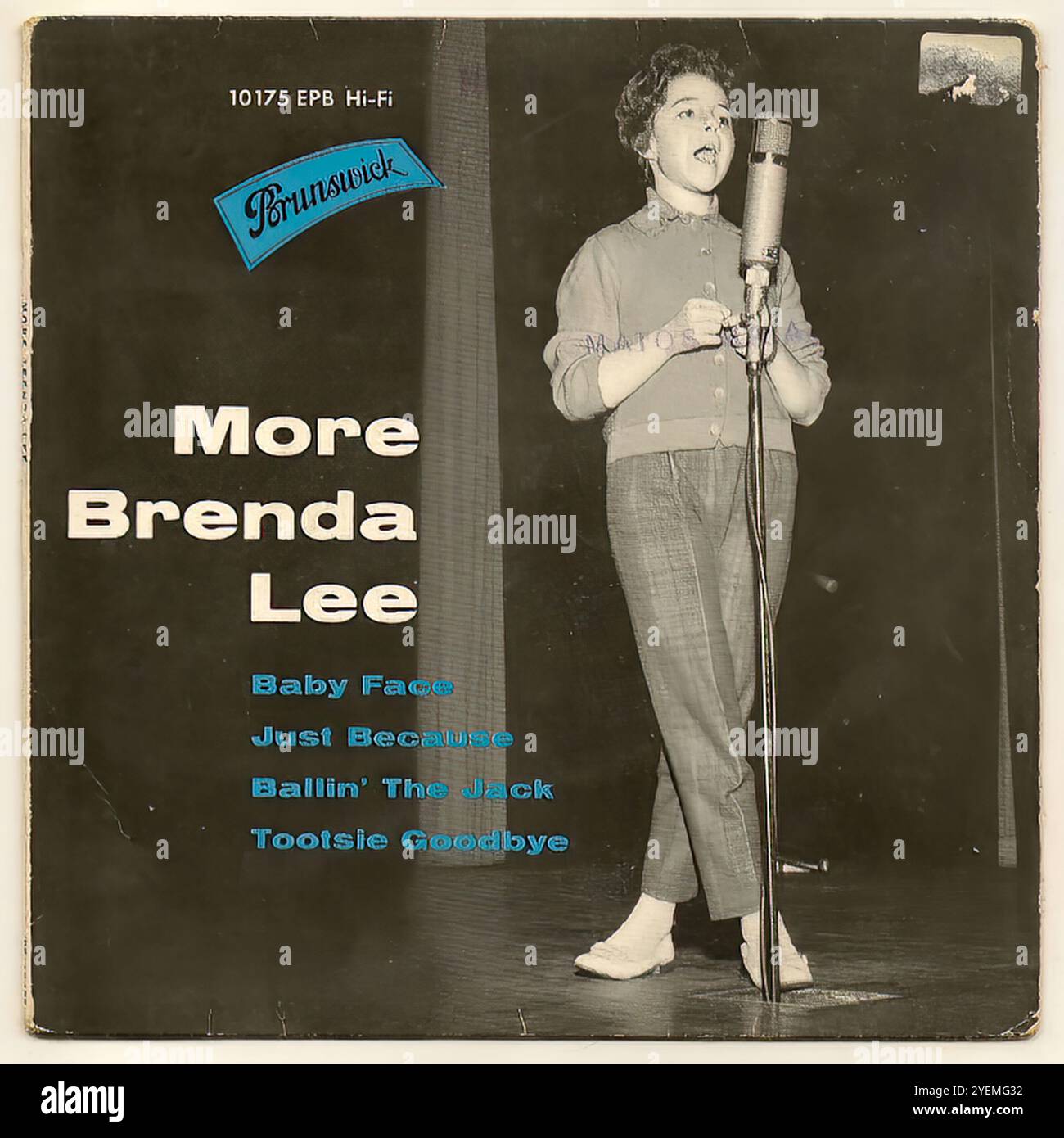 Brenda Lee - Baby Face - Original Italian Vinyl Cover Stock Photo - Alamy