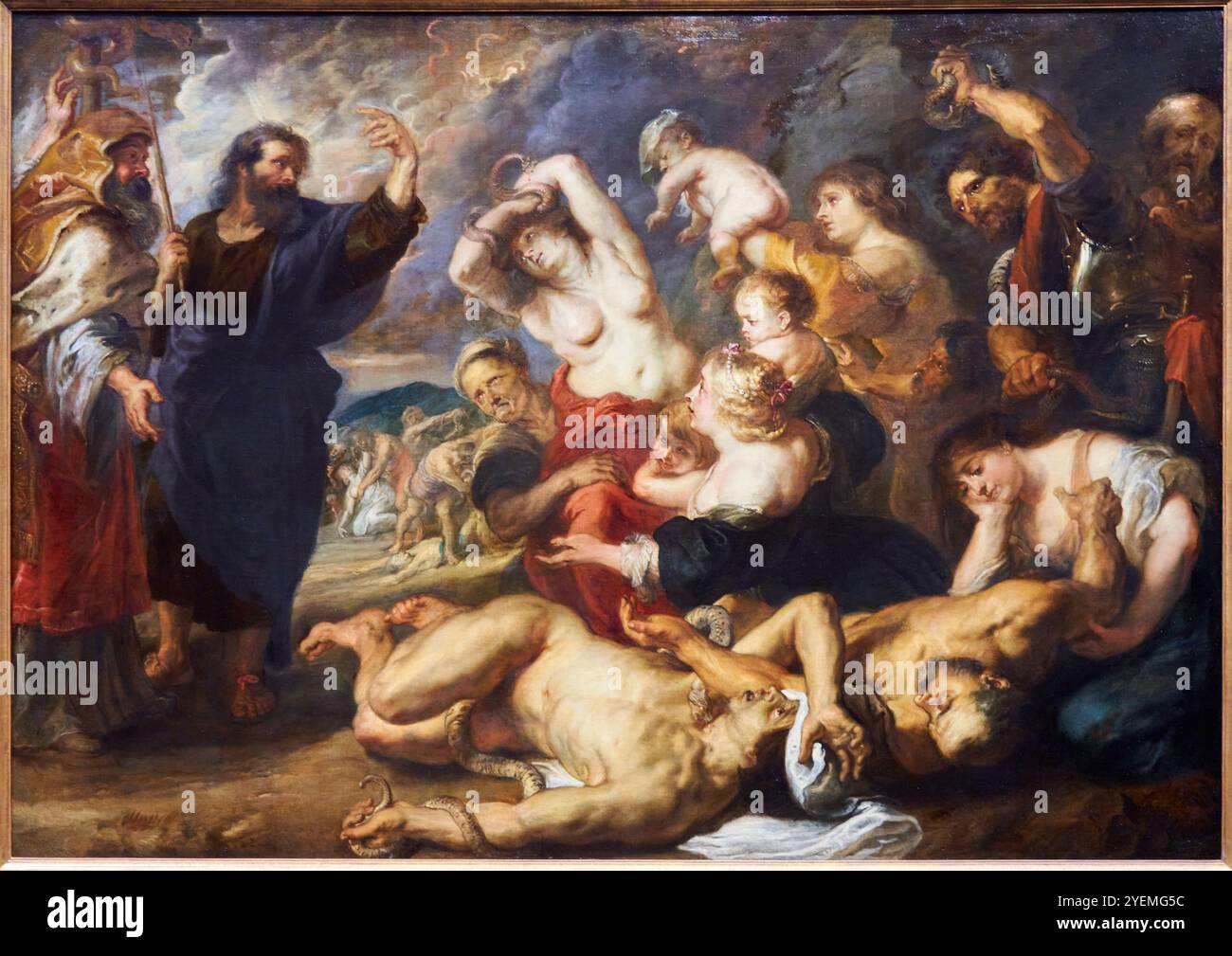 The Brazen Serpent, probably 1635-1640, Peter Paul Rubens (1577-1640), The National Gallery ...