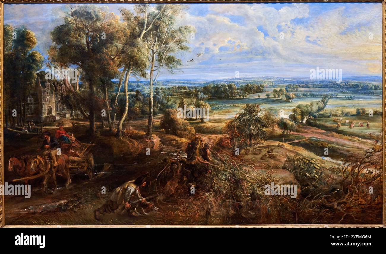 A View of Het Steen in the Early Morning, probably 1636, Peter Paul ...