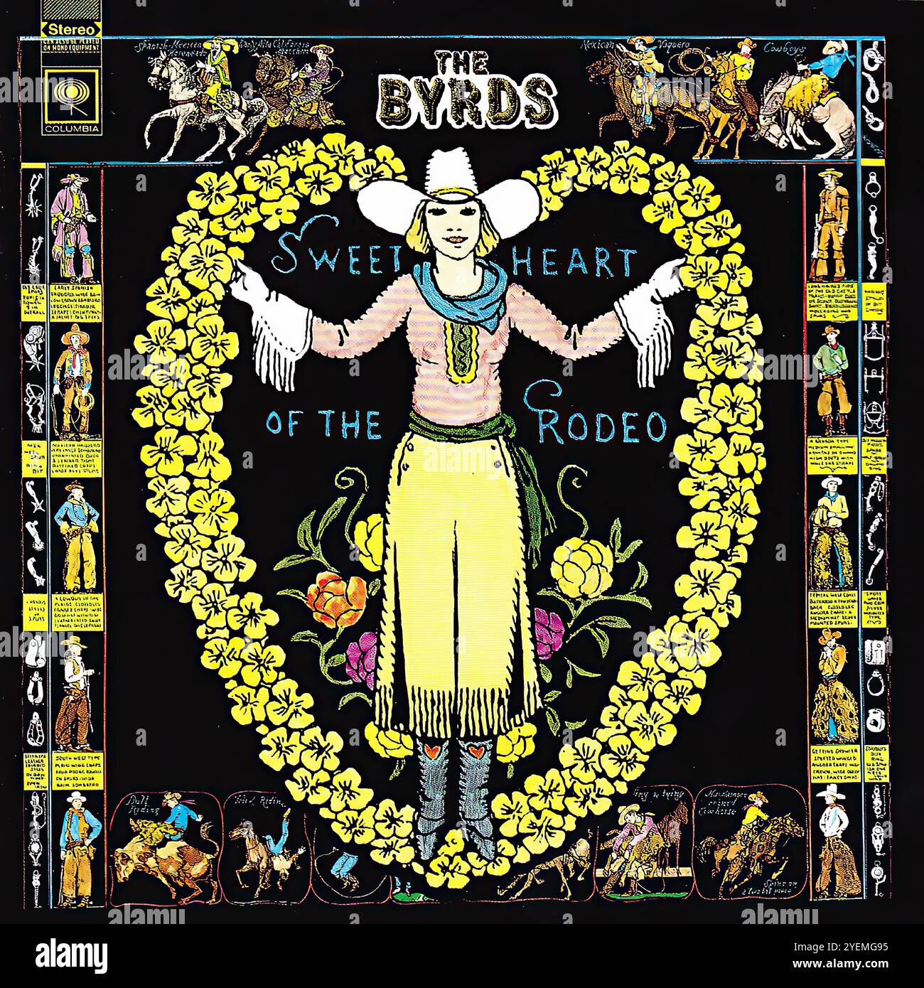 The Byrds - Sweetheart Of The Rodeo - Original Vinyl Cover Stock Photo ...