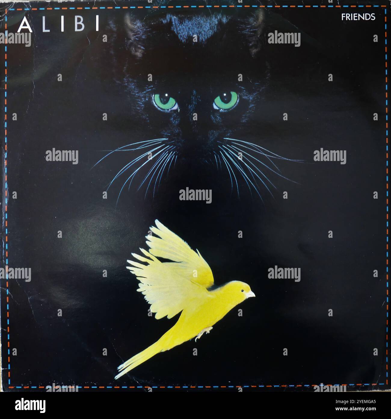 Alibi - Friends - Original Vinyl Cover Stock Photo - Alamy