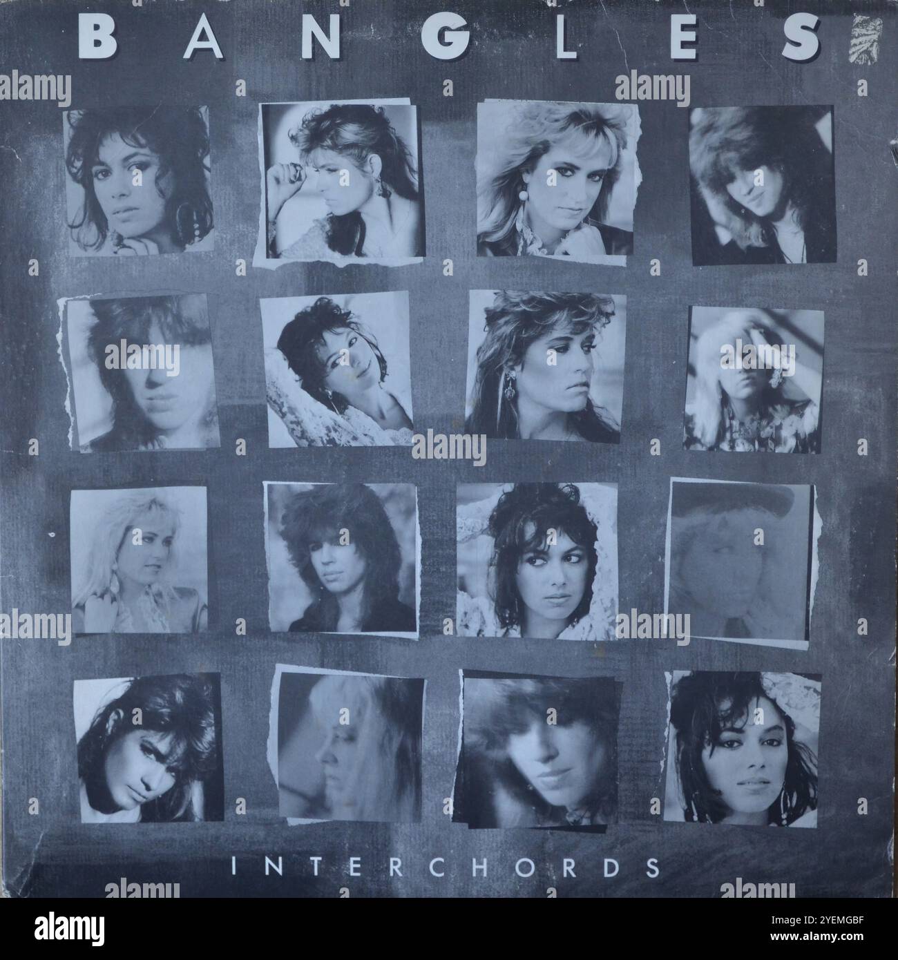 The Bangles - Interchords - Original Vinyl Cover Stock Photo - Alamy