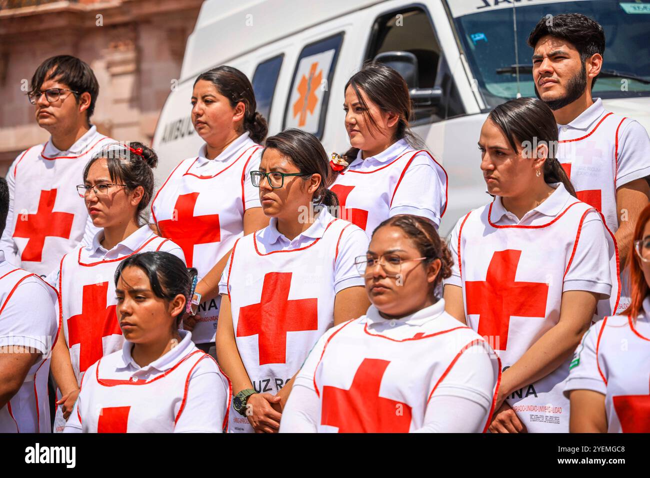 Mexican red cross ambulance hi-res stock photography and images - Alamy
