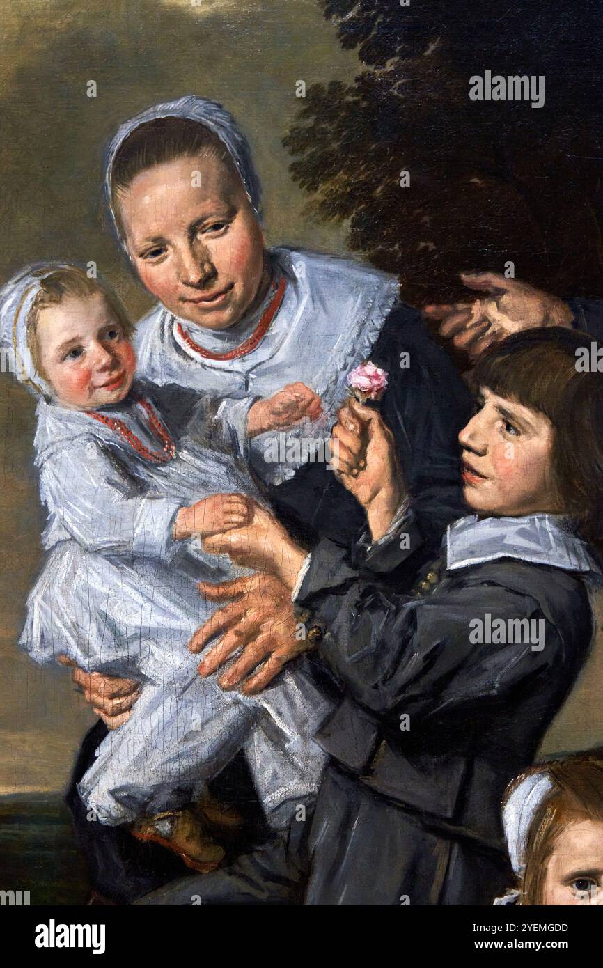 Detail, A Family Group in a Landscape, about 1647-1650, Frans Hals ...