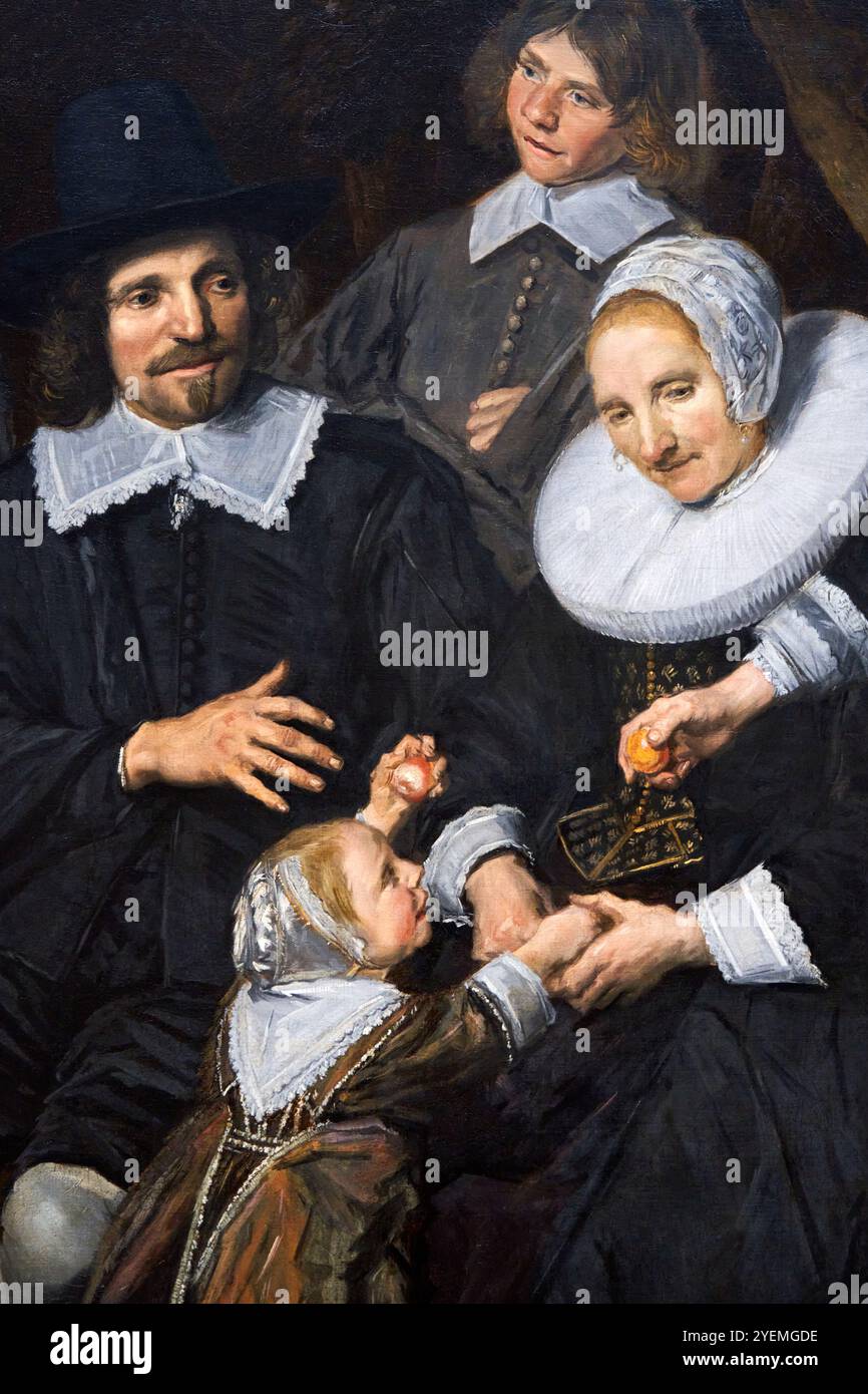 Detail, A Family Group in a Landscape, about 1647-1650, Frans Hals ...