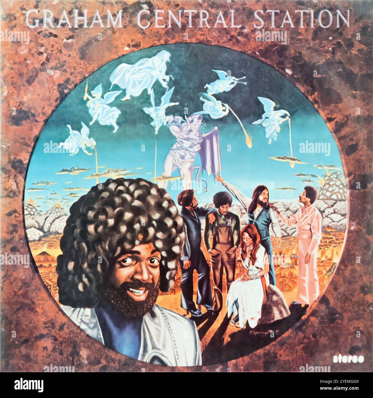 Graham Central Station - Original Vinyl Cover Stock Photo - Alamy