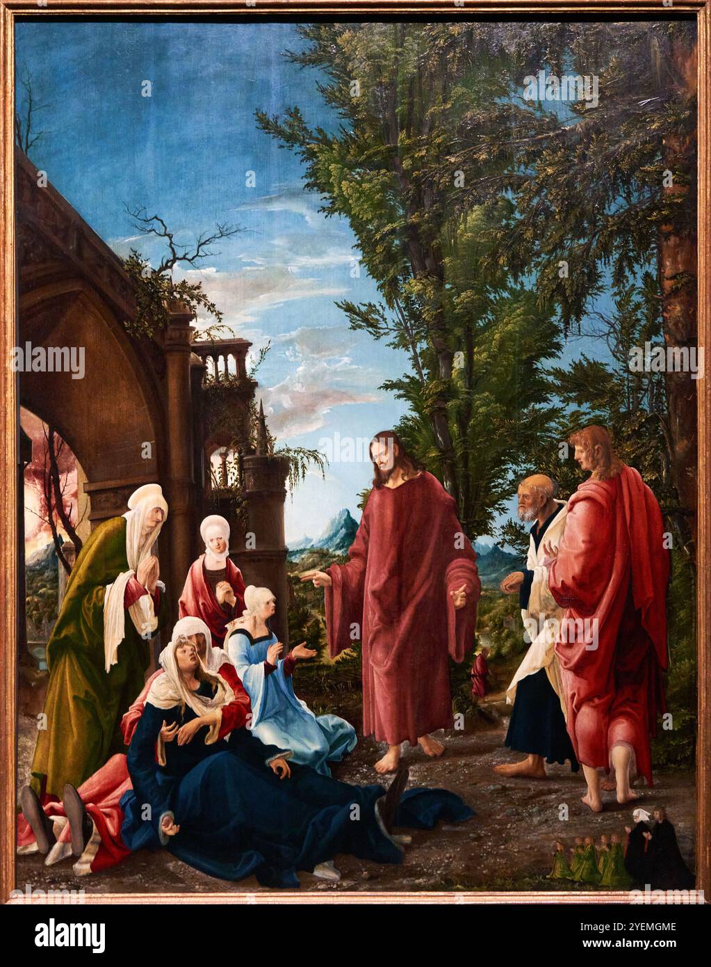 Christ taking Leave of his Mother, probably 1520, Albrecht Altdorfer ...
