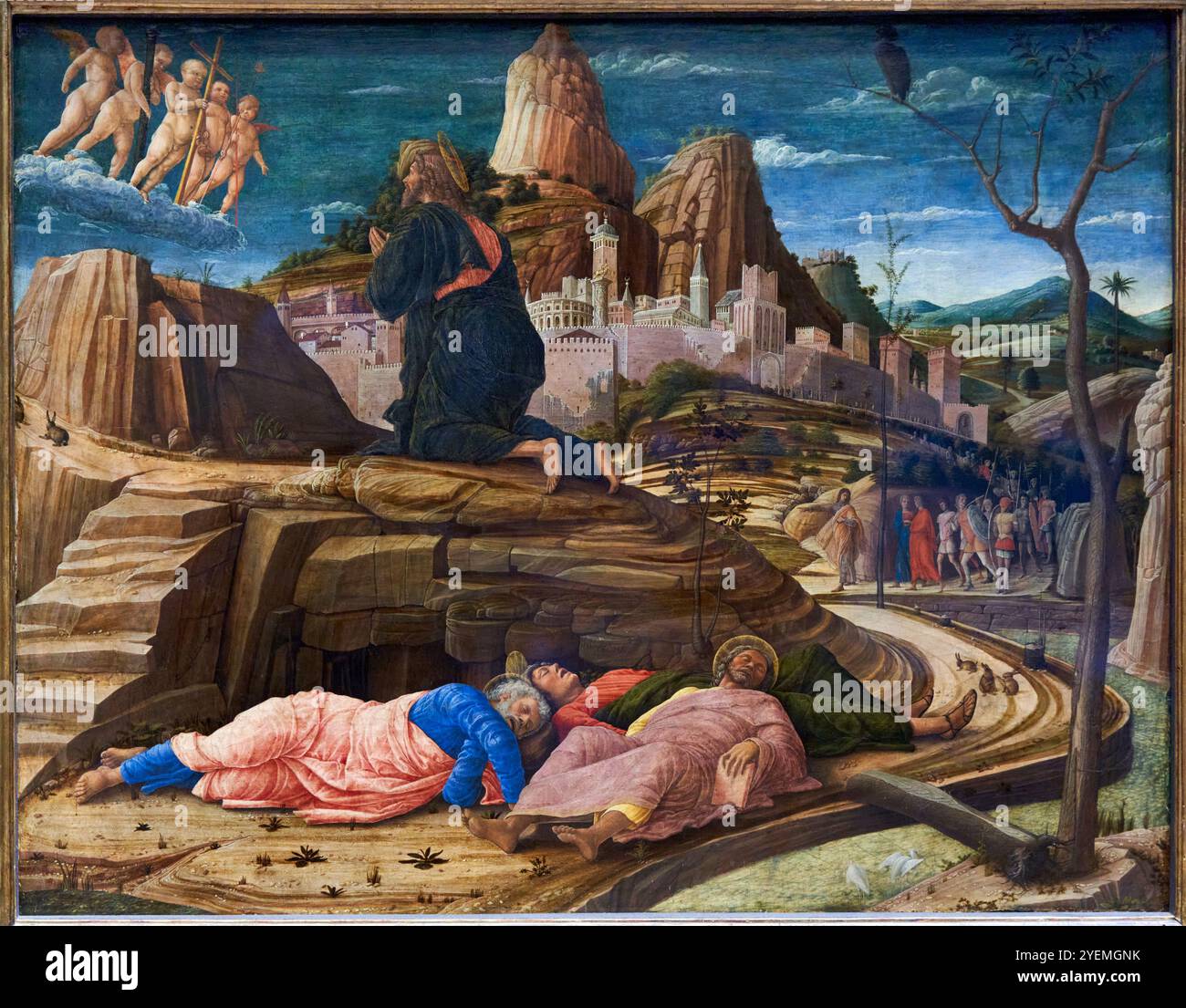 The Agony in the Garden, about 1455-1456, Andrea Mantegna (about 1431 ...