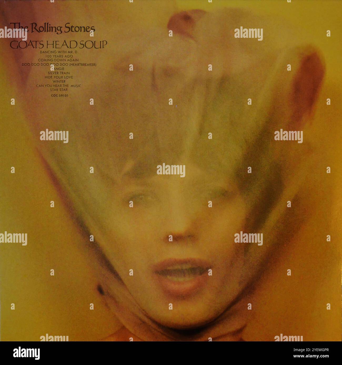 The Rolling Stones - Goats Head Soup - Original Vinyl Cover Stock Photo - Alamy