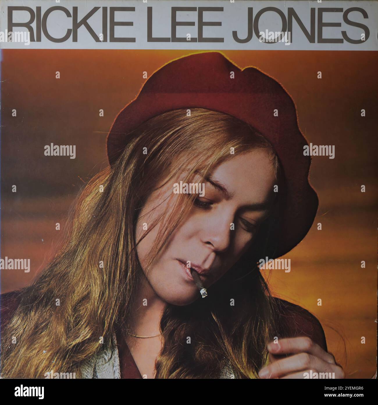 Rickie Lee Jones - Rickie Lee Jones - Original Vinyl Cover Stock Photo ...