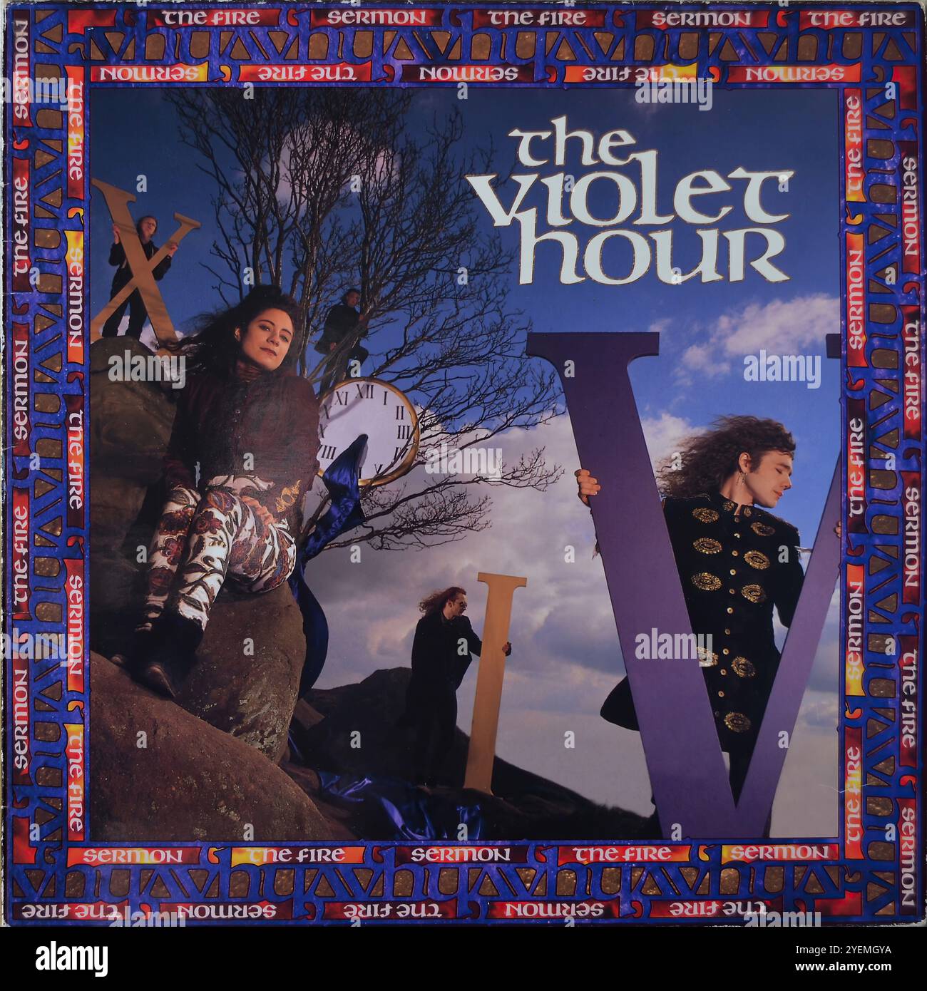 The Violet Hour - The Fire Sermon - Original Vinyl Cover Stock Photo ...