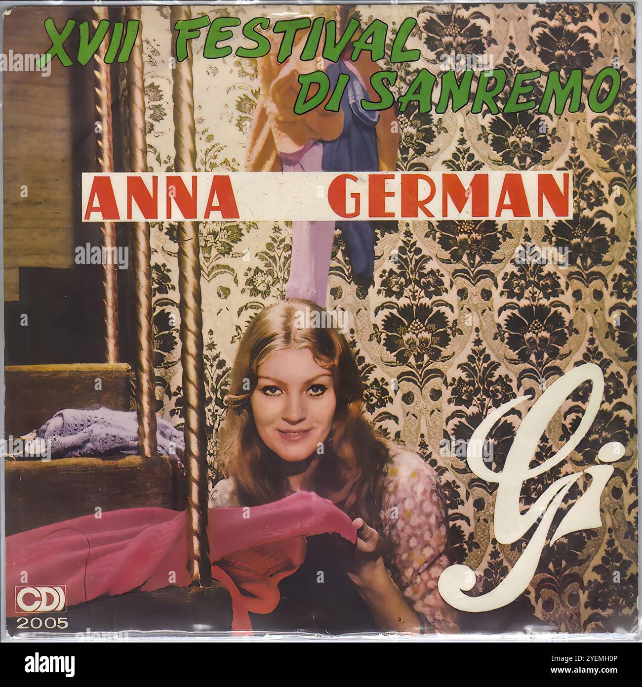 Anna German - Gi - Original Italian Vinyl Cover Stock Photo - Alamy