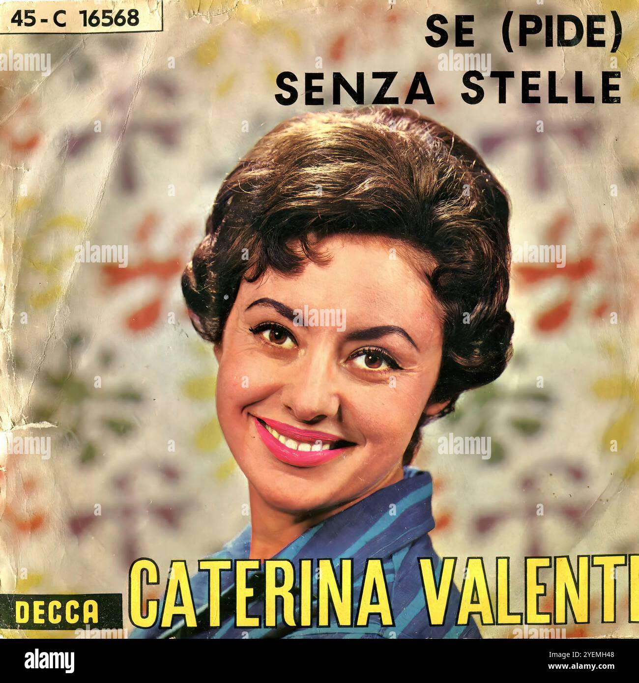 7' - Caterina Valente - Se - Original Italian Vinyl Cover Stock Photo ...
