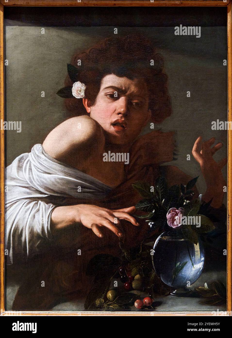 Boy bitten by a Lizard, about 1594- 1595, Michelangelo Merisi da ...