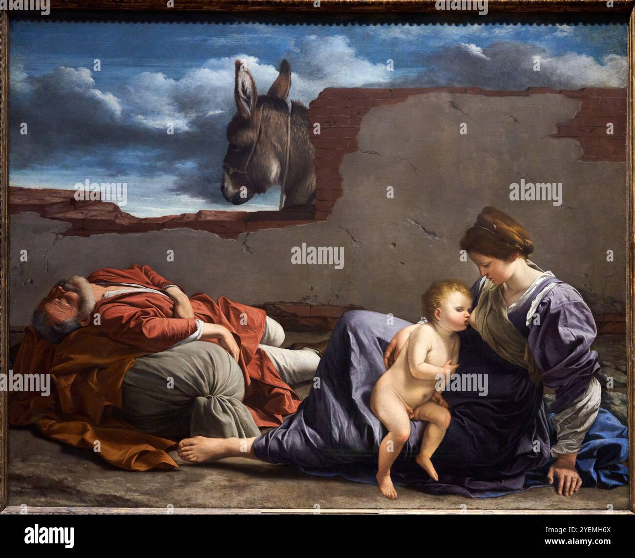 The Rest on the Flight into Egypt, about 1620, Orazio Gentileschi (1563-1639), The National ...