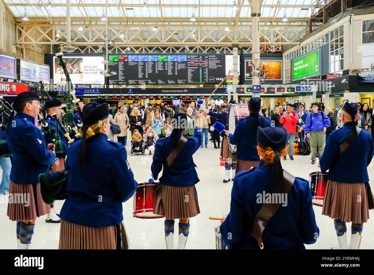 London, UK. 31st October 2024. Military bands perform at London ...