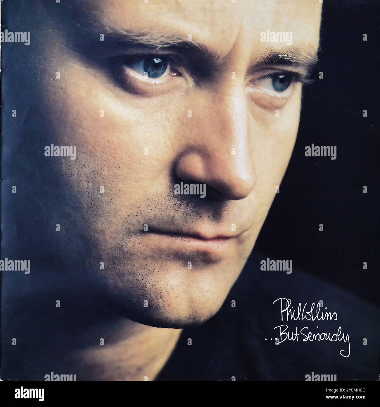 Phil Collins - ...But Seriously - Original Vinyl Cover Stock Photo - Alamy