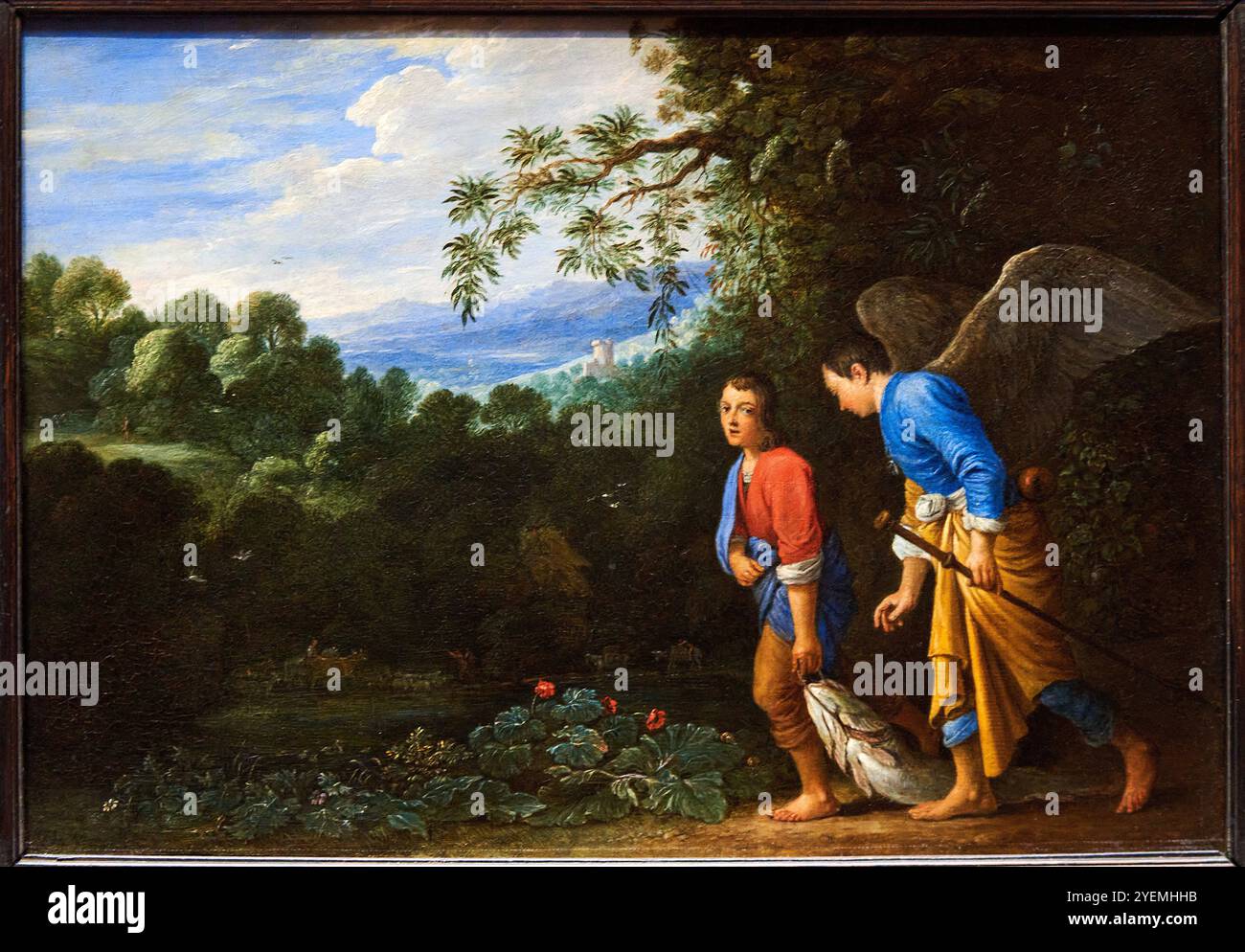 Tobias and the Archangel Raphael returning with the Fish, mid-17th ...