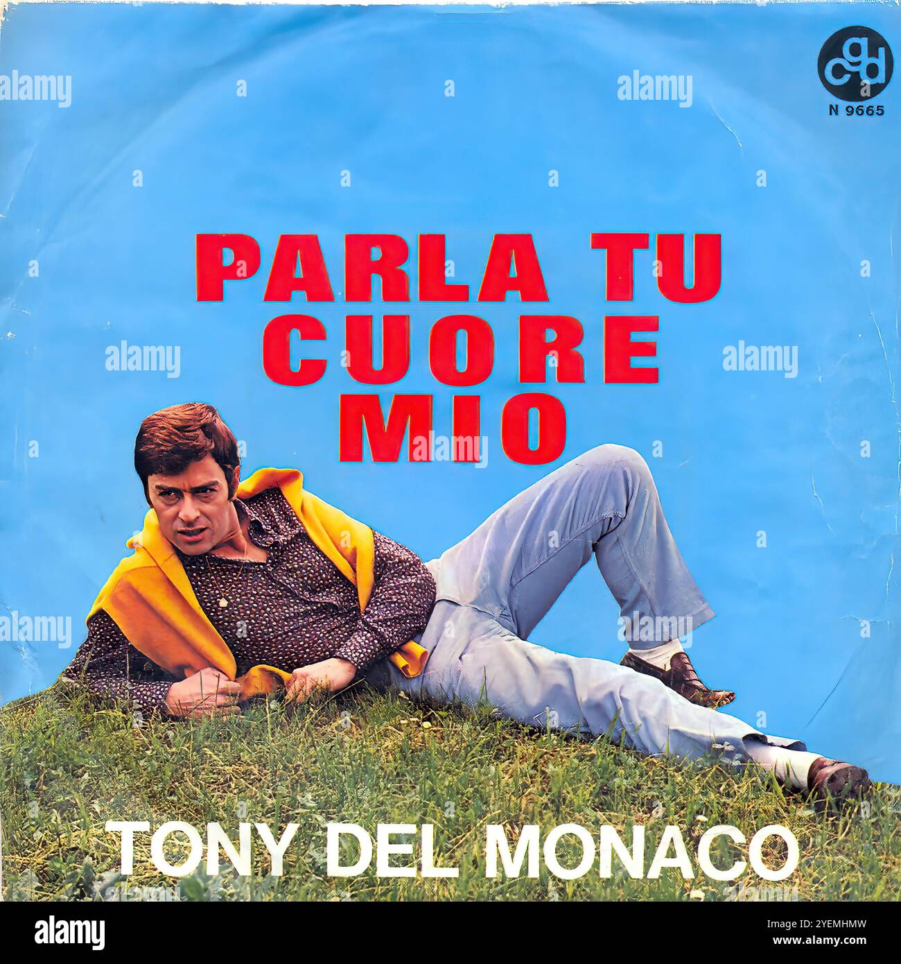 Tony Del Monaco - Parla Tu Cuore Mio - Original Italian Vinyl Cover Stock Photo - Alamy