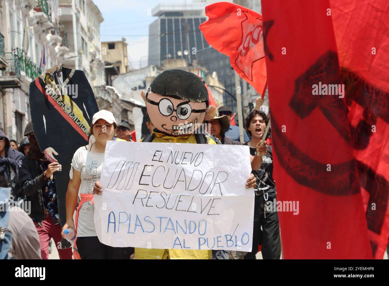 MARCHA MOVIMIENTOS SOCIALES Quito, vienes 31 de octubre del 2024 March ...
